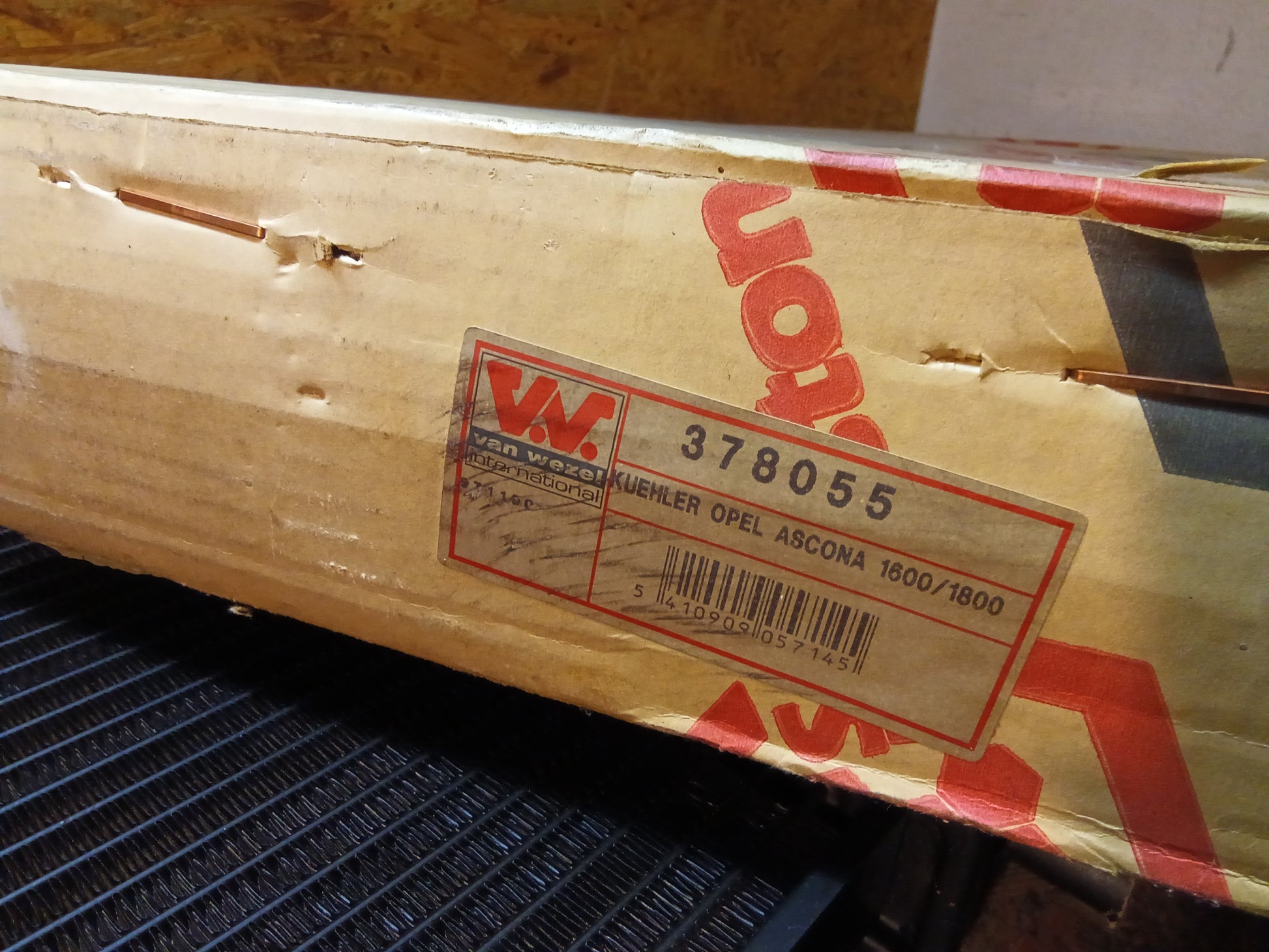 Ascona 1.6/1.8l Kühler original Van Wezel NEU – Oldtimer Thimm