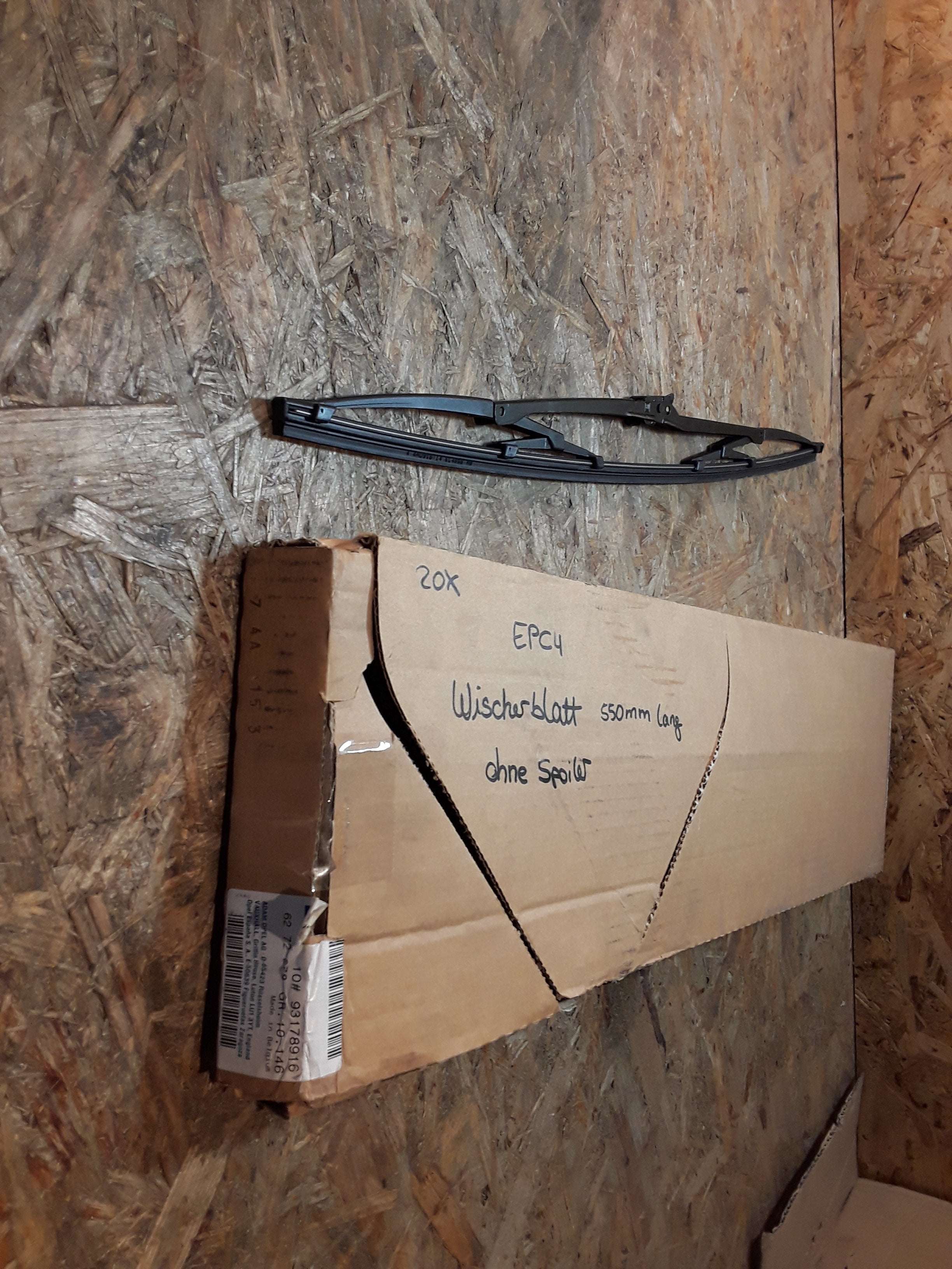 EPC4 Wischerblatt 550mm lang ohne Spoiler original GM Opel NEU ...