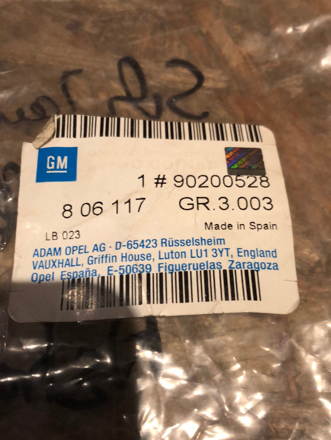 Original GM Opel Astra F Kadett E Schlauch Kraftstofftank Neu ...