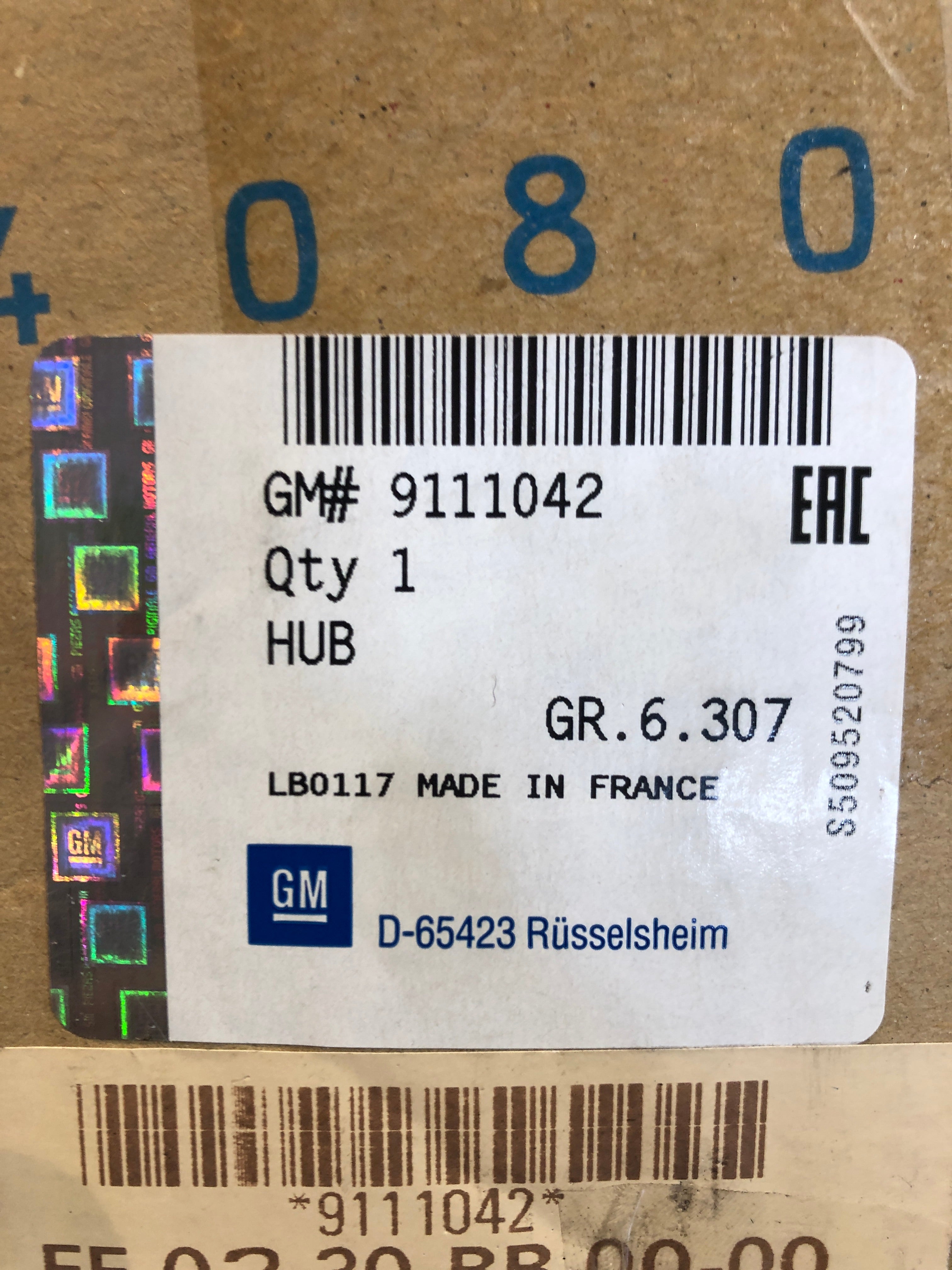 Original GM Opel Movano A Radnabe Radlager Hinterachse Neu – Oldtimer Thimm